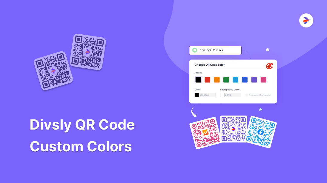 Divsly Custom color QR Code: Unique Color Features
